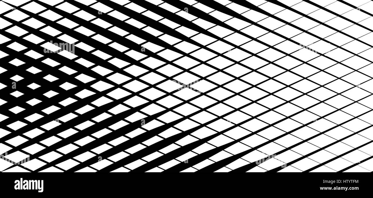 Irregular Grid Mesh Pattern Abstract Monochrome Geometric Texture