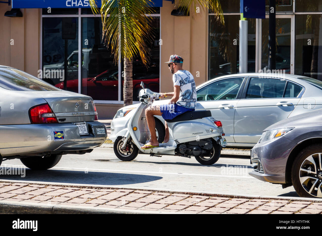 Motorcycle riding florida hi-res stock photography and images - Alamy