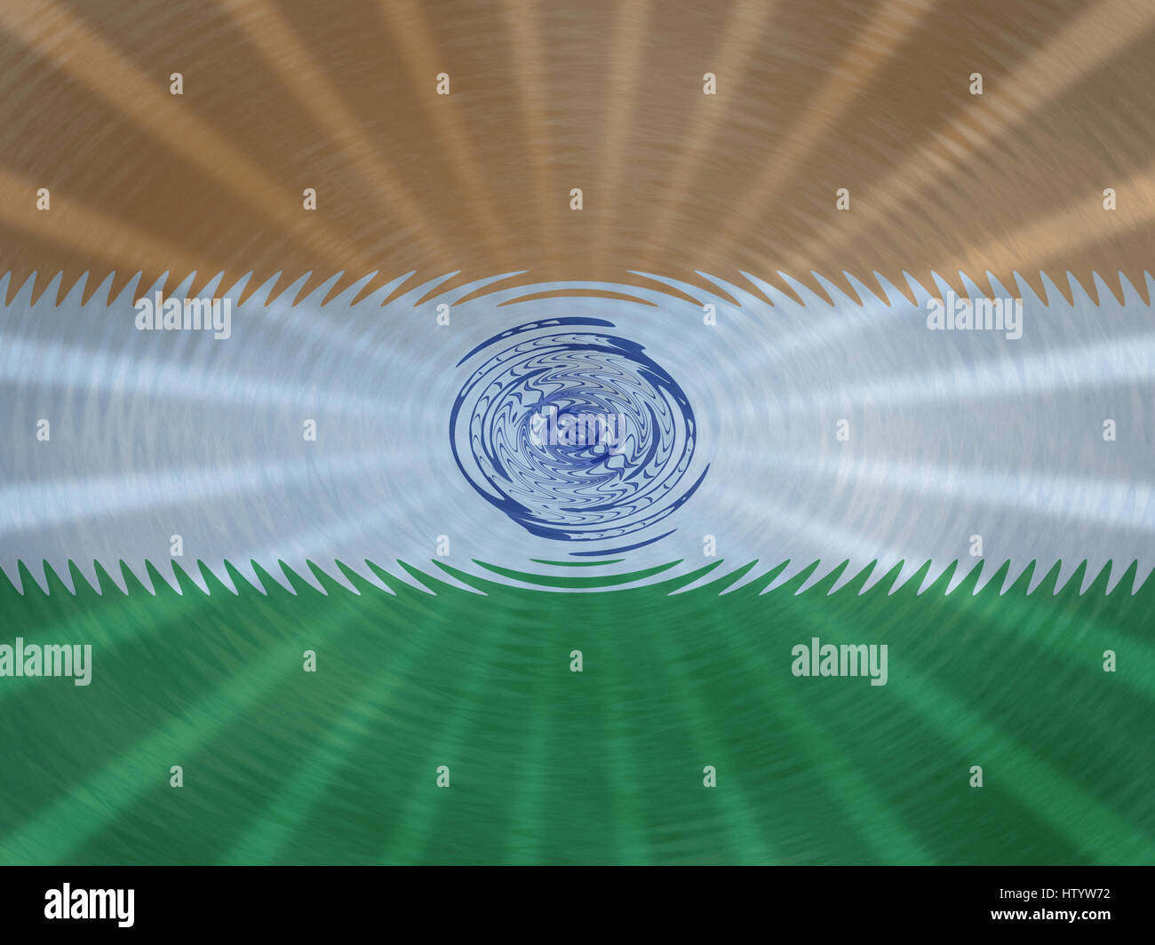 Indian flag background with ripples and rays illustration Stock Photo ...
