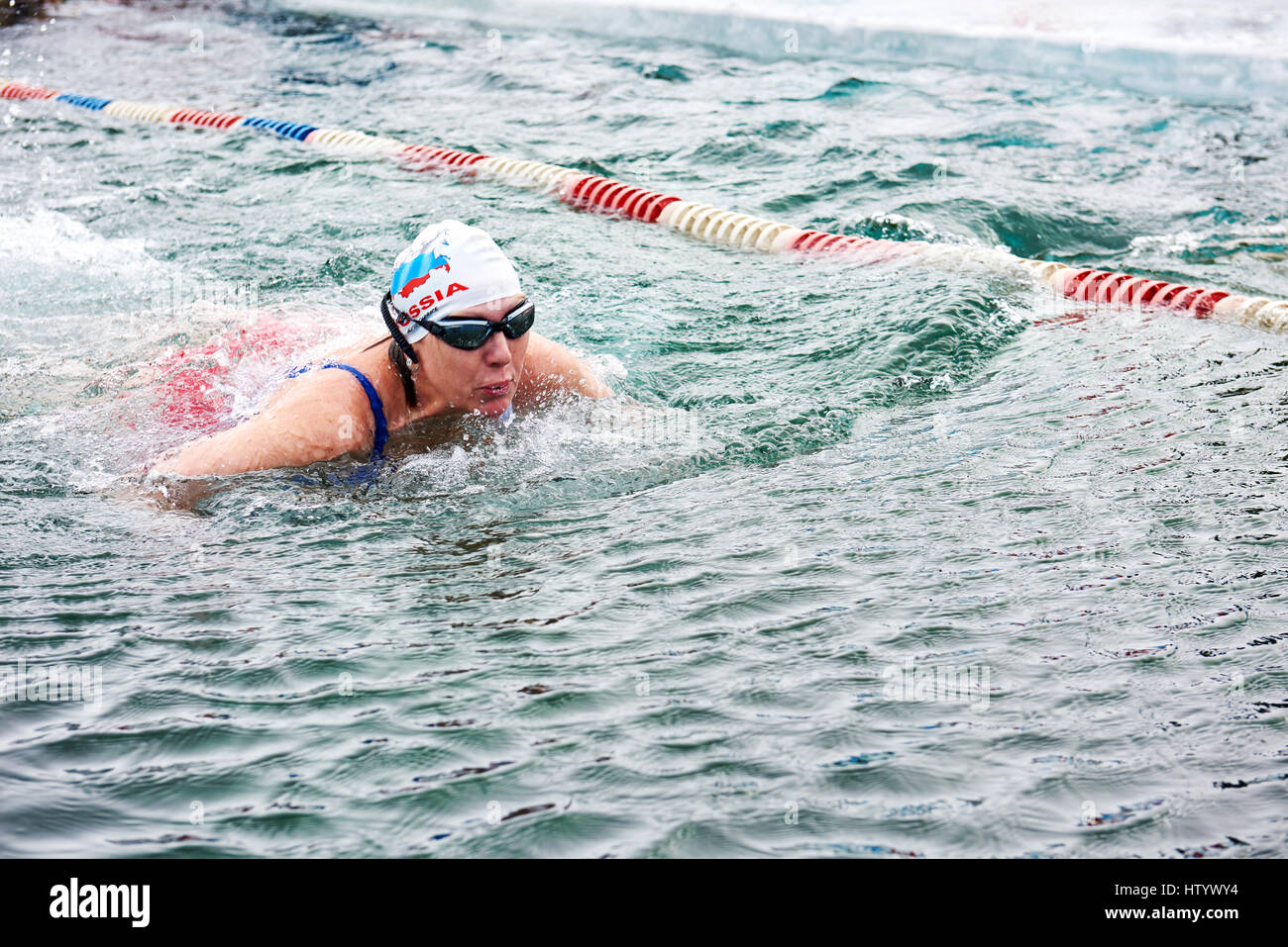 Russia woman athlete hi-res stock photography and images - Alamy