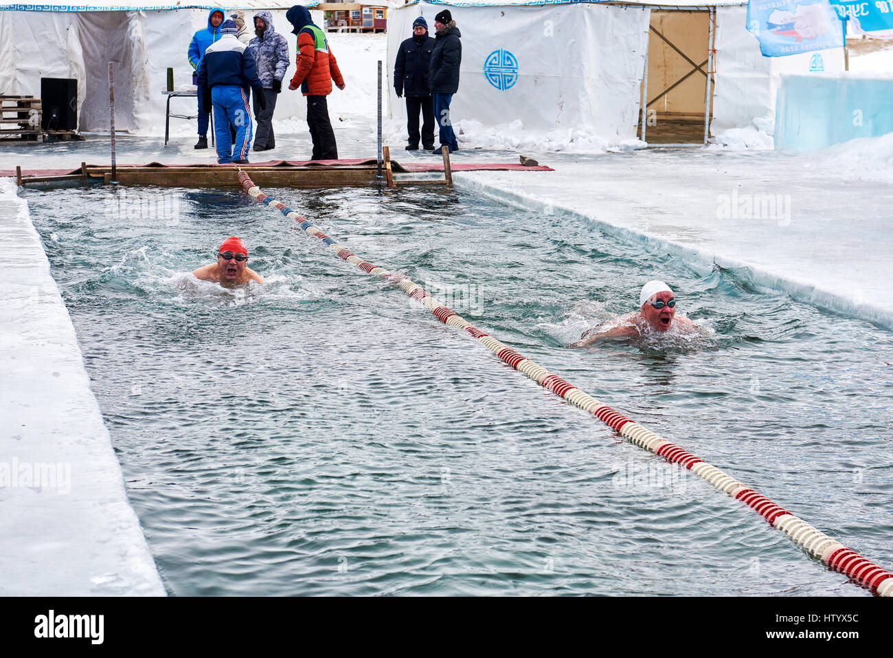 Ice swimmers hi-res stock photography and images - Alamy