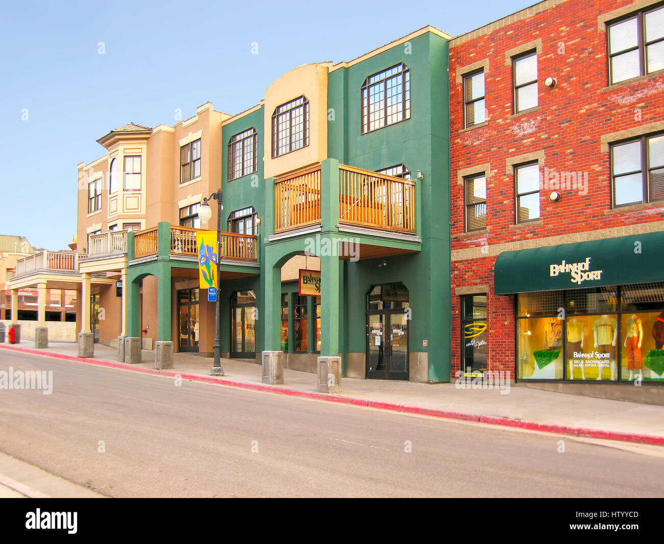 Main Street, Park City, Utah Stock Photo - Alamy