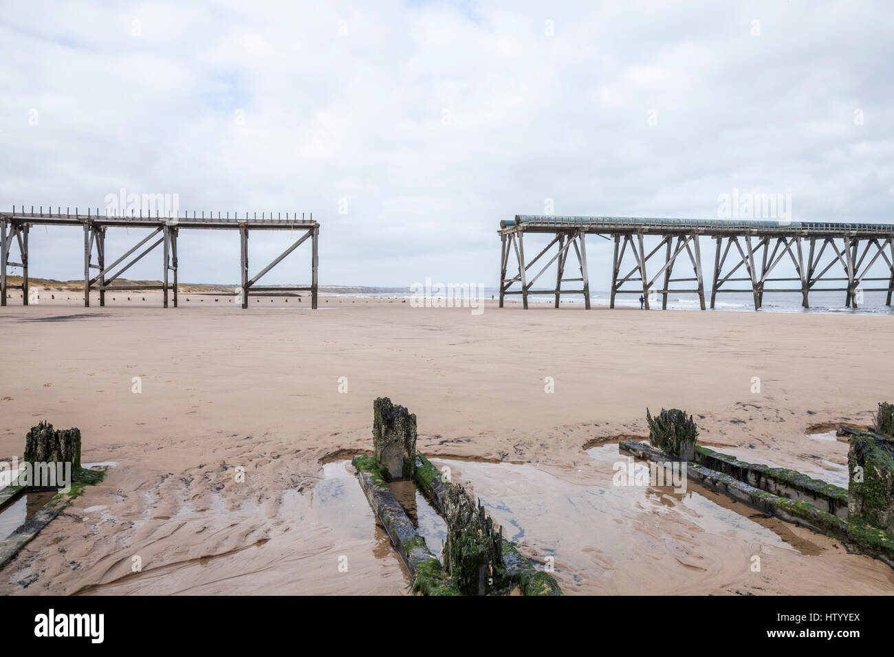 Steetley pier at Hartlepool, England,UK Stock Photo - Alamy