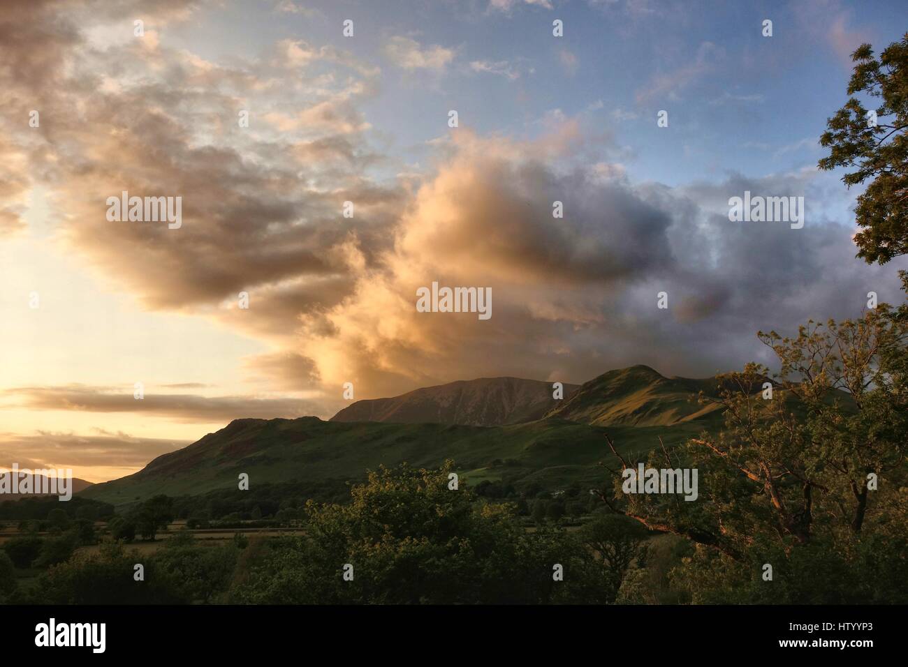 Buttermere lake district sunset hi-res stock photography and images - Alamy