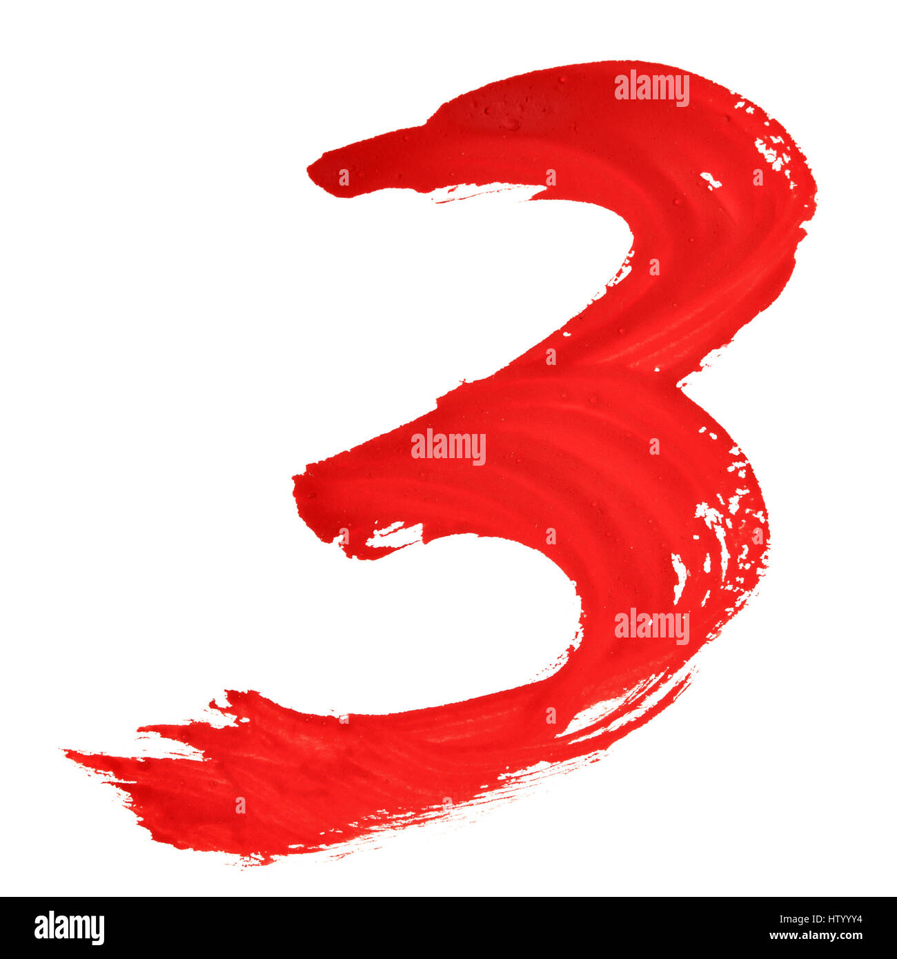 Tree - Red handwritten numerals over white background Stock Photo - Alamy