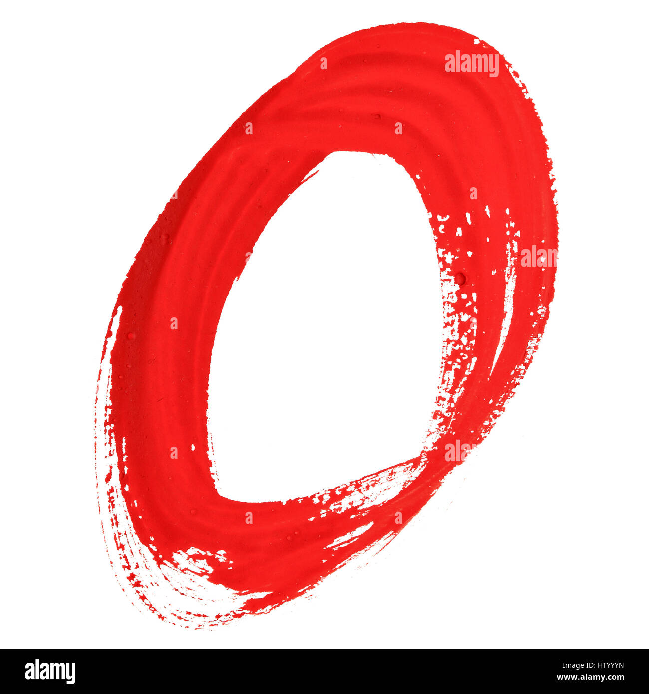 O - Red handwritten letters over white background Stock Photo - Alamy