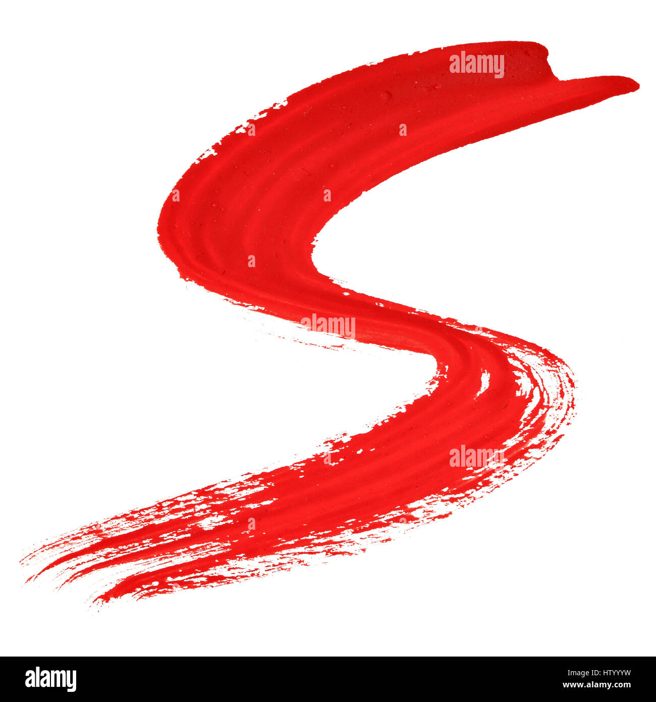 S - Red handwritten letters over white background Stock Photo - Alamy