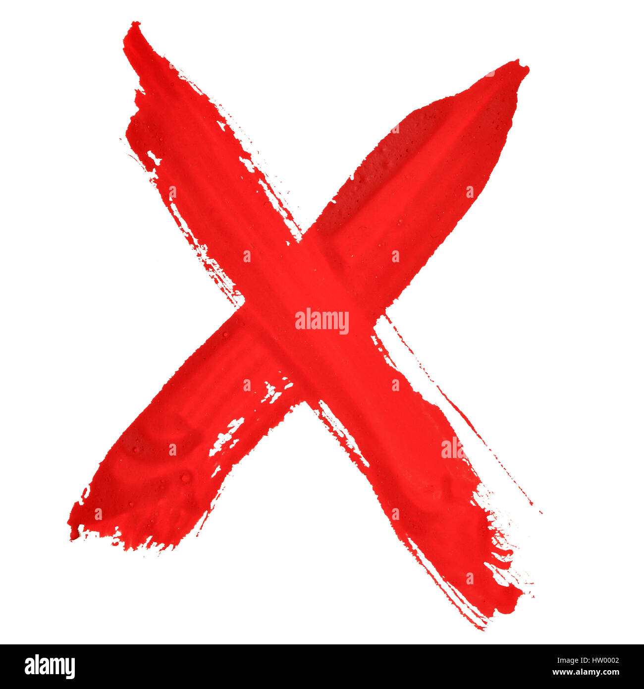 X - Red handwritten letters over white background Stock Photo - Alamy