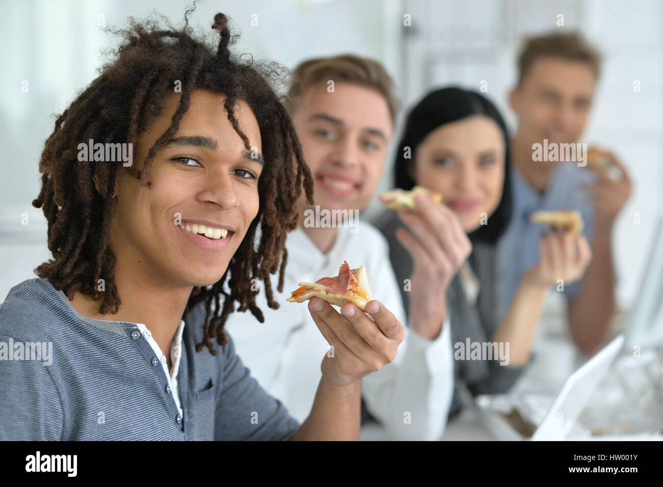 colleagues having a break time Stock Photo - Alamy
