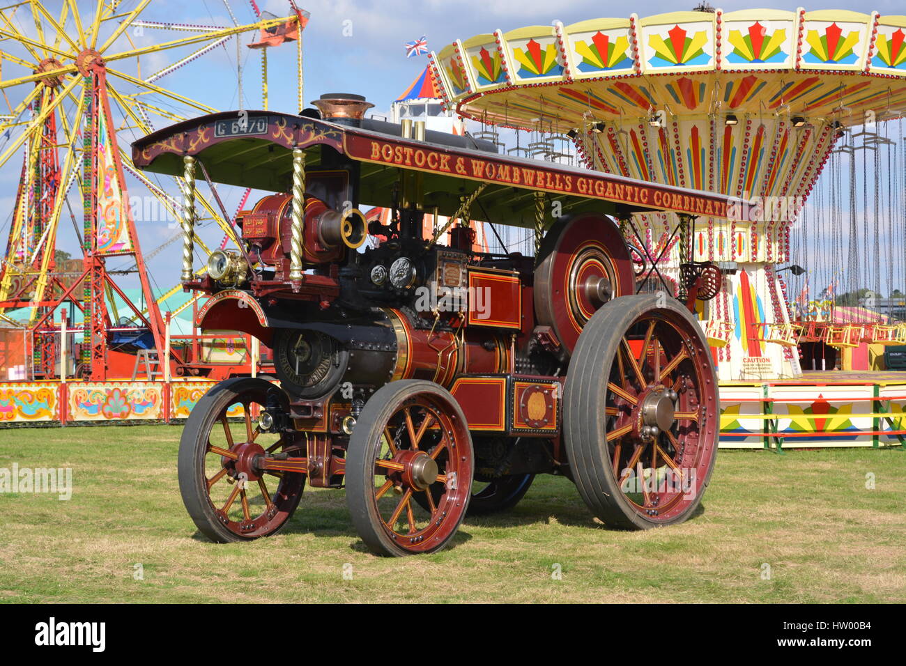 Burrell Showmans Road Locomotive "Nero Stock Photo - Alamy