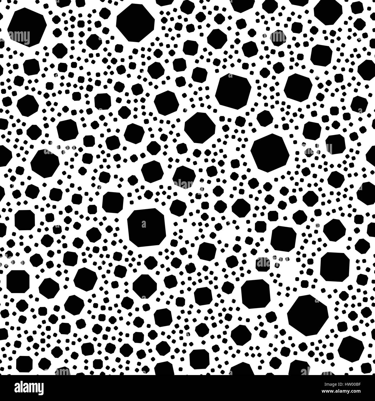 Repeatable geometric pattern with scattered, random shapes Stock Vector ...