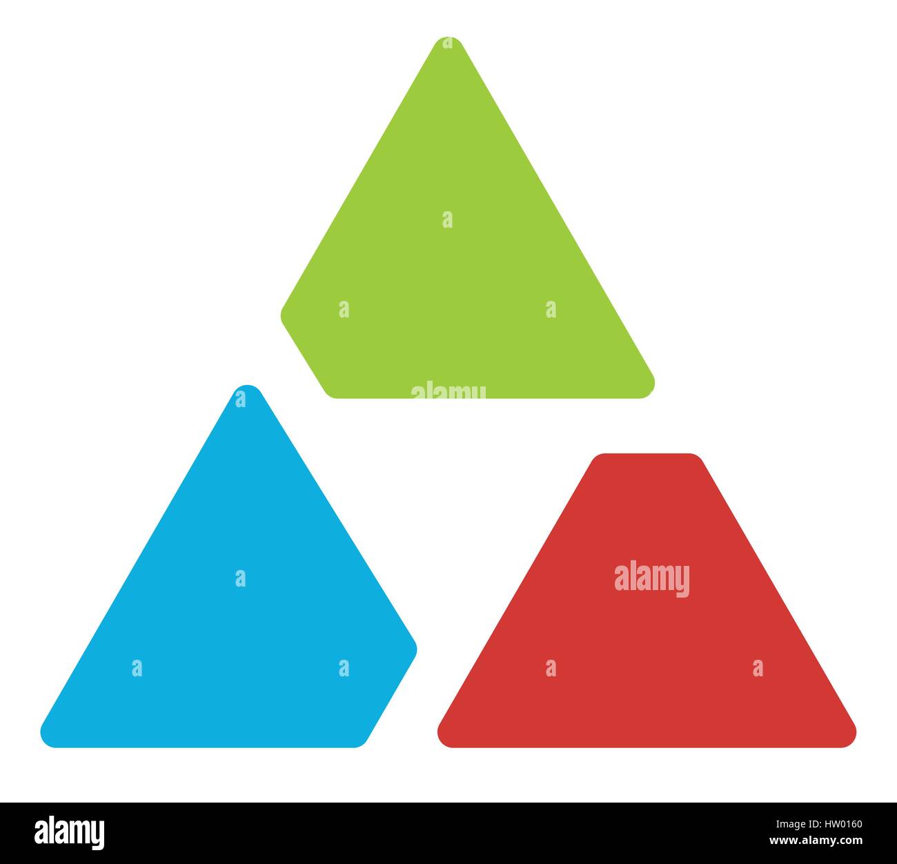 Triangle logo / symbol - Aperture like triangle shape Stock Vector ...