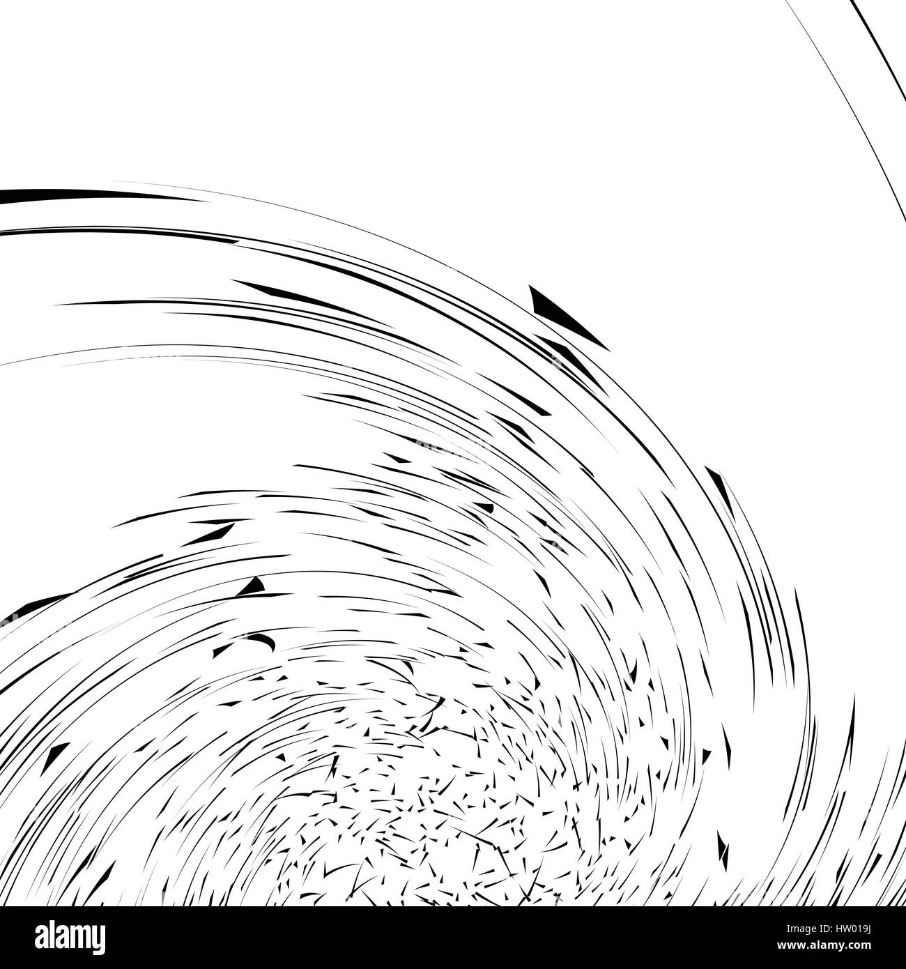 Swirl, twirl geometric element. Abstract spiral pattern Stock Vector ...