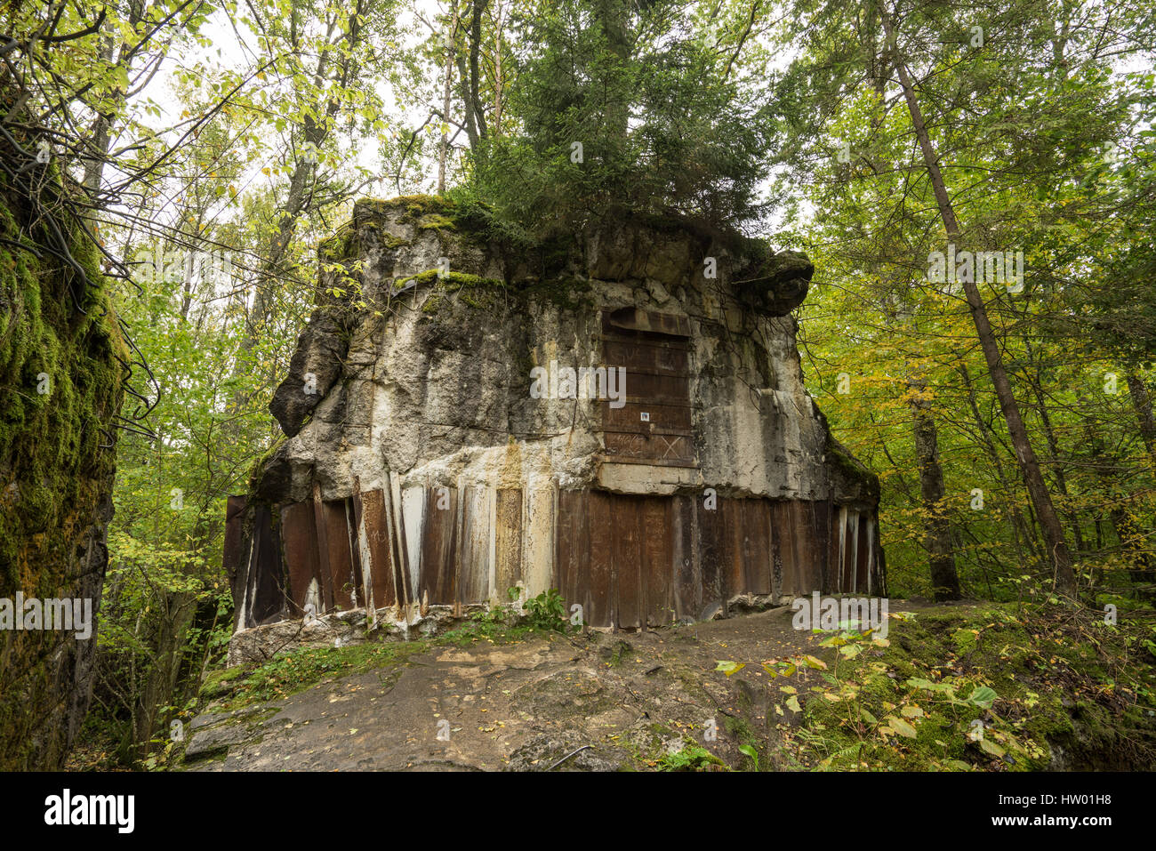 Wolfs Lairbunker Museum In Poland Stock Image Image Wolf`s Lair Bunker