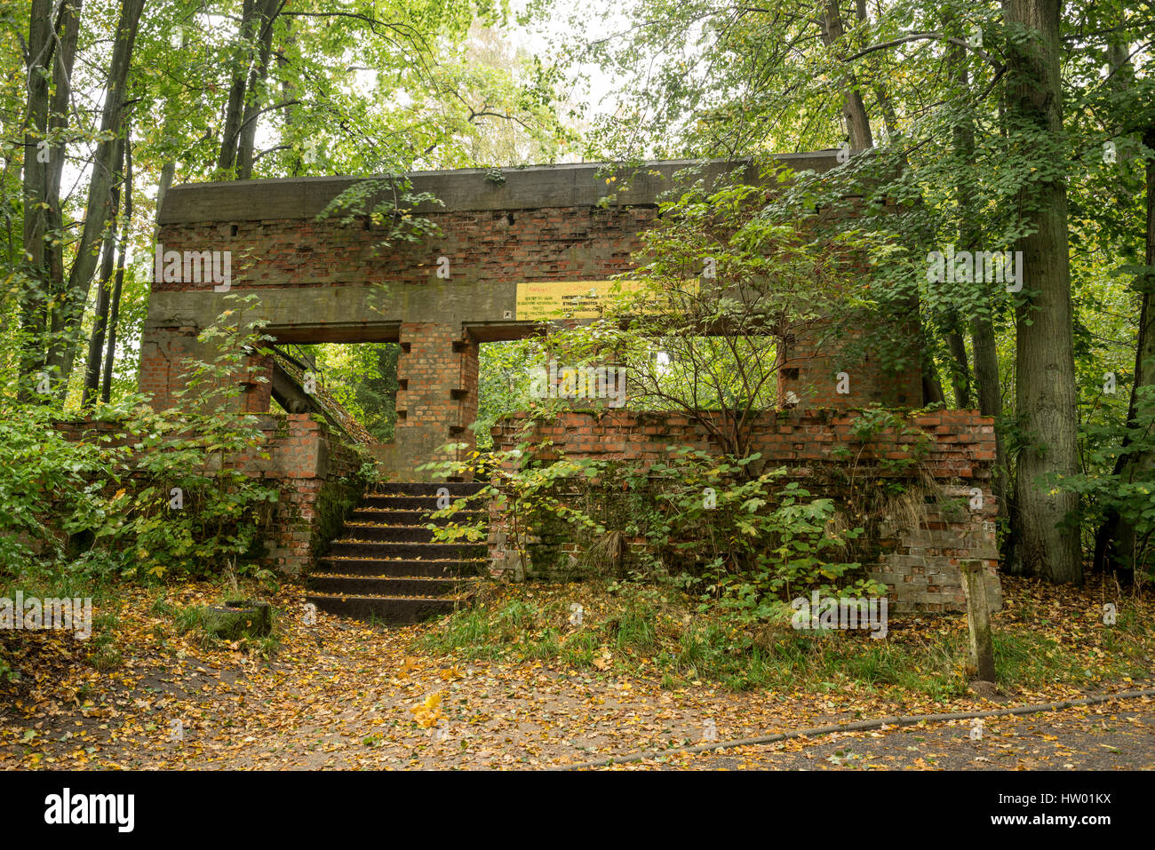 Wolf's Lair, Adolf Hitler's Bunker in Poland. First Eastern Front ...