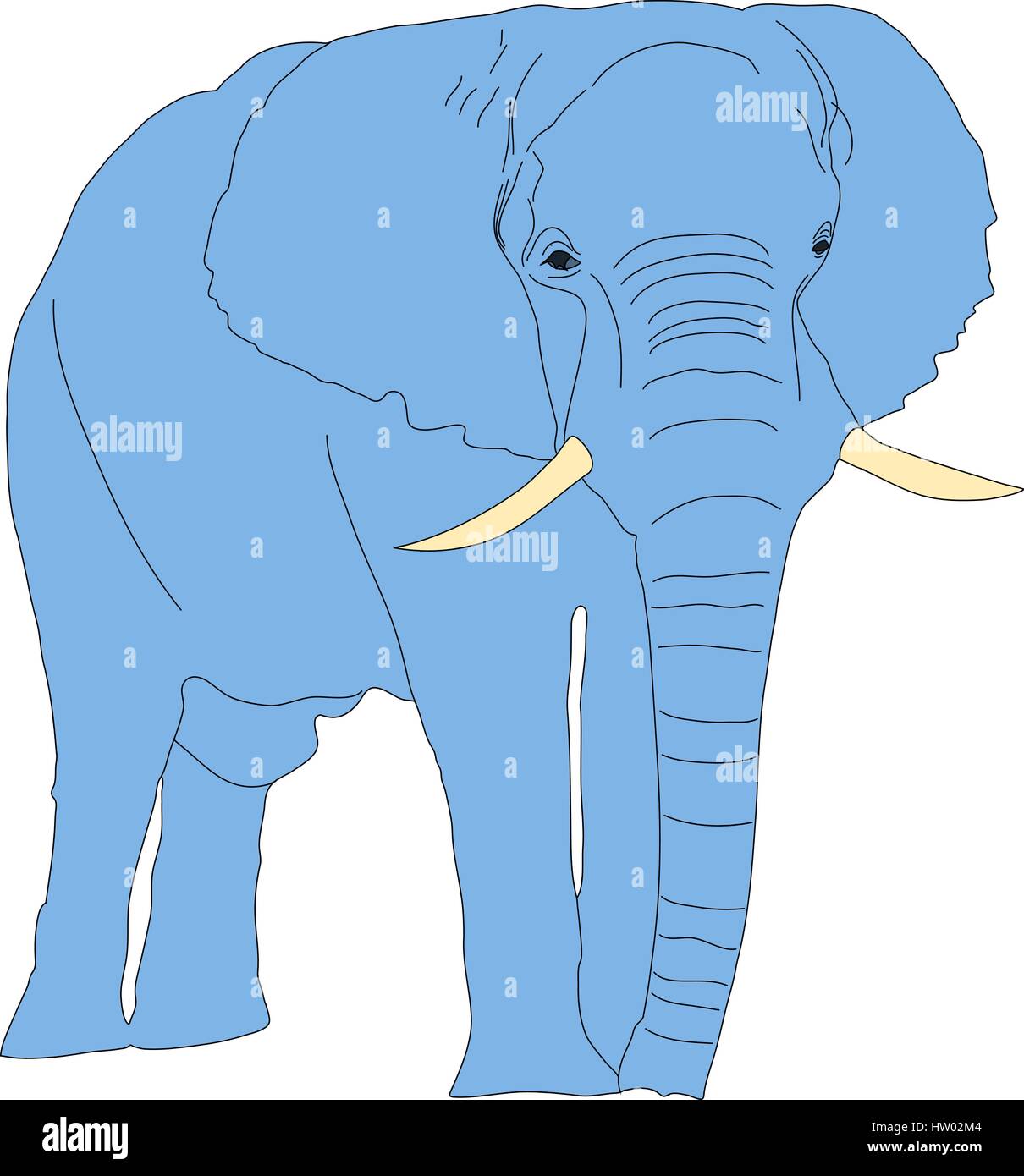 Etosha national park, namibia safari Stock Vector Images - Alamy