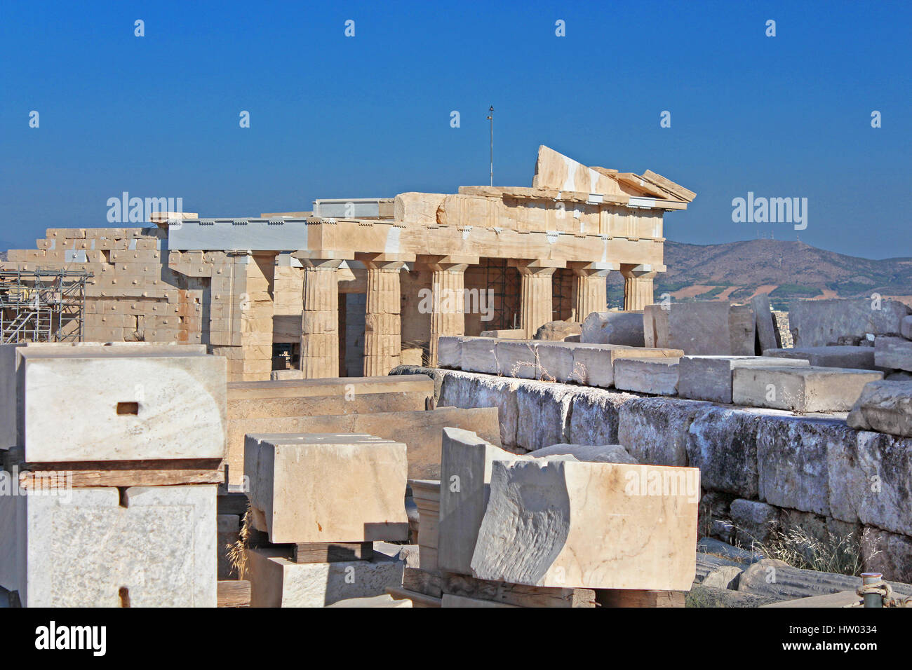Propylaea is the monumental gateway to the Acropolis, the Propylaea was ...