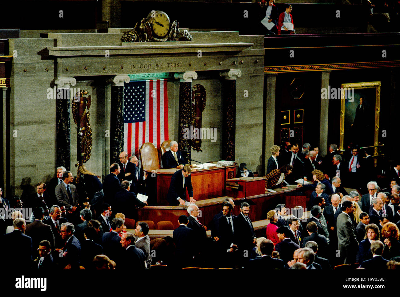 House speaker on dais hi-res stock photography and images - Alamy