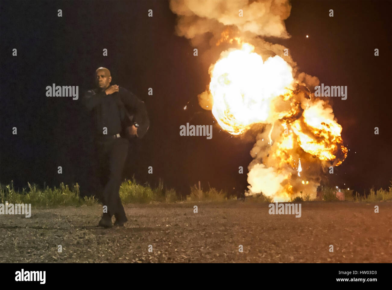 THE EQUALIZER 2014 Columbia Pictures film with Denzel Washington Stock ...