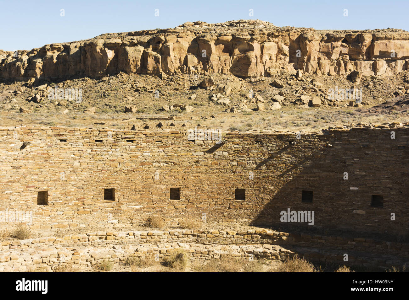 New Mexico, Chaco Culture National Historical Park, Casa Rinconada ...