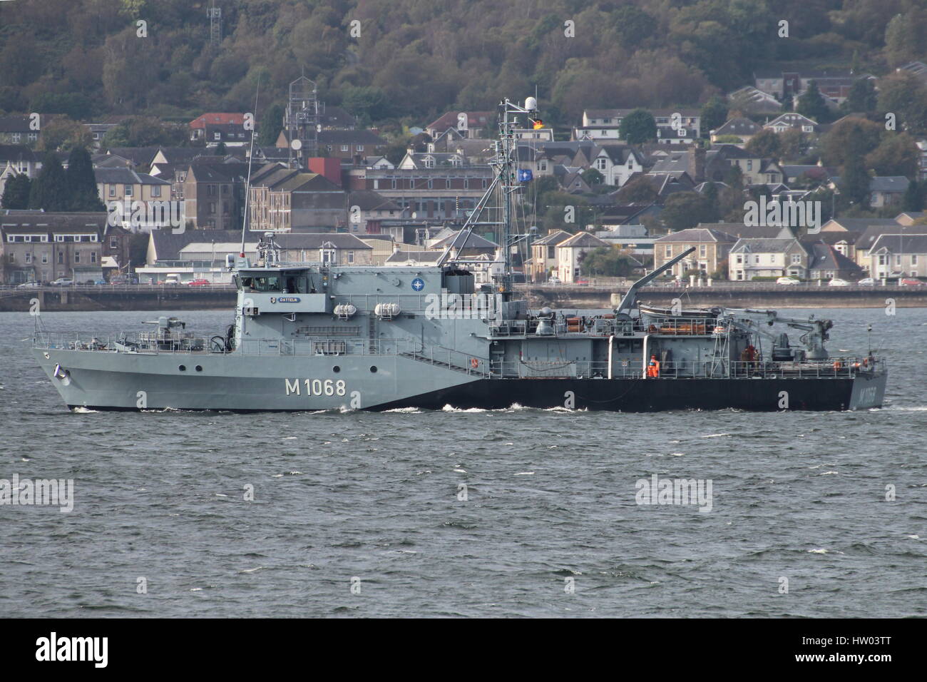 FGS Datteln (M1068), a Frankenthal-class (or Type 332) minehunter of ...