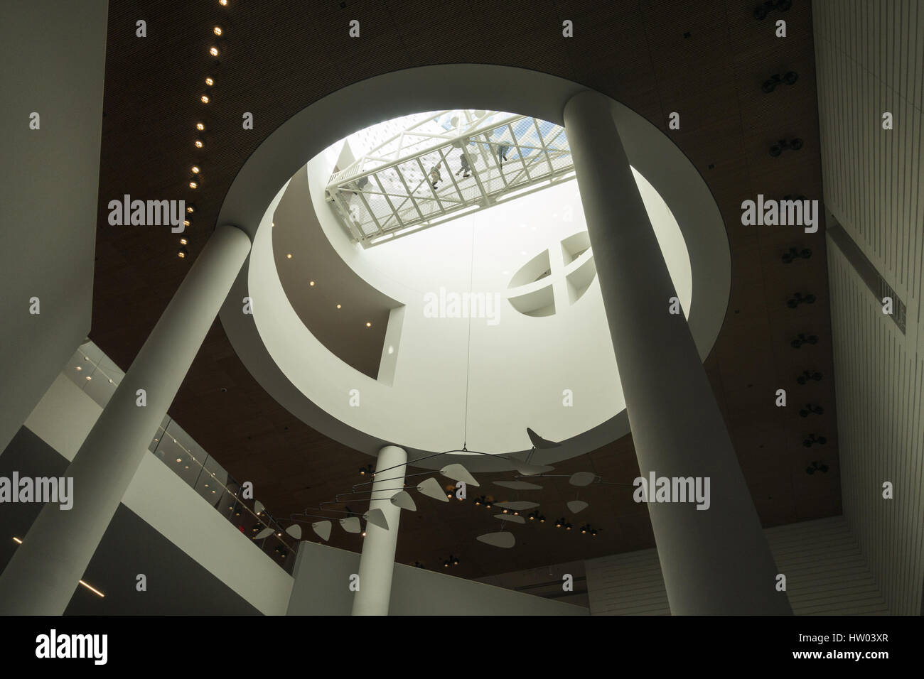 California, San Francisco, Museum of Modern Art, interior Stock Photo ...