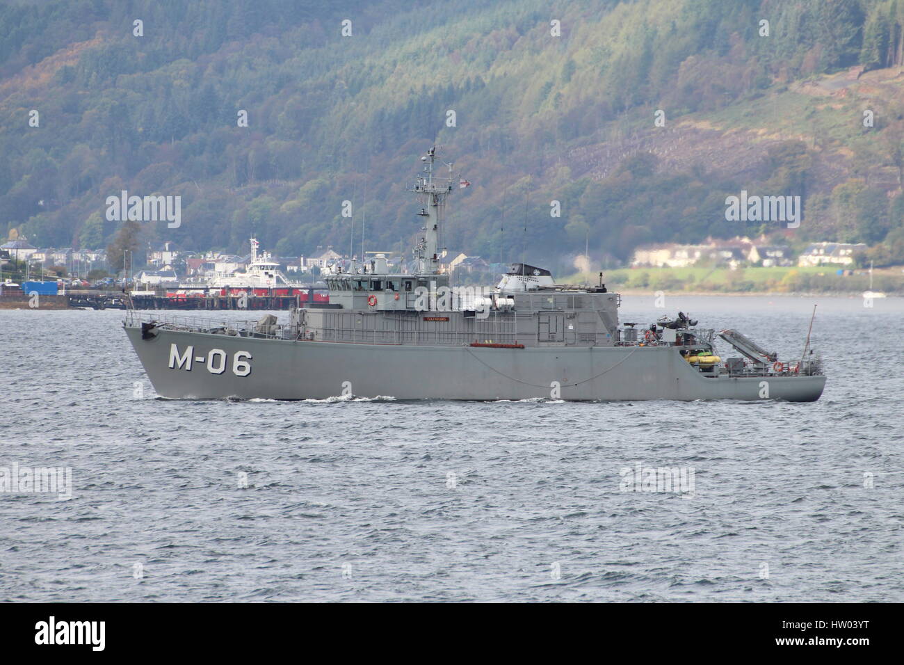 LVNS Talivaldis (M-06), an Alkmaar-class (Tripartite) mine ...