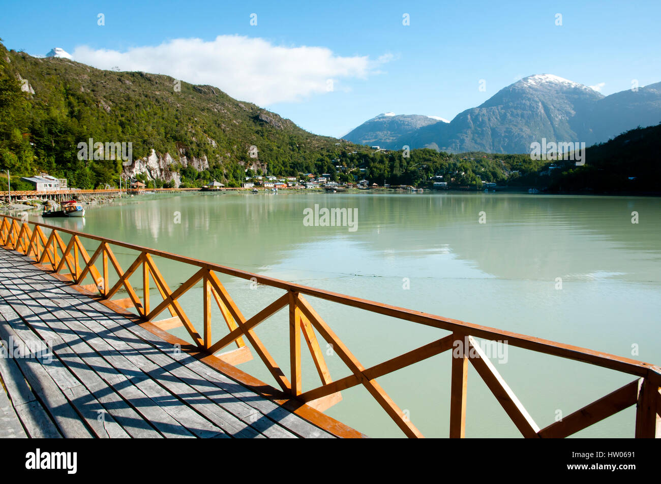 Caleta Tortel - Chile Stock Photo - Alamy