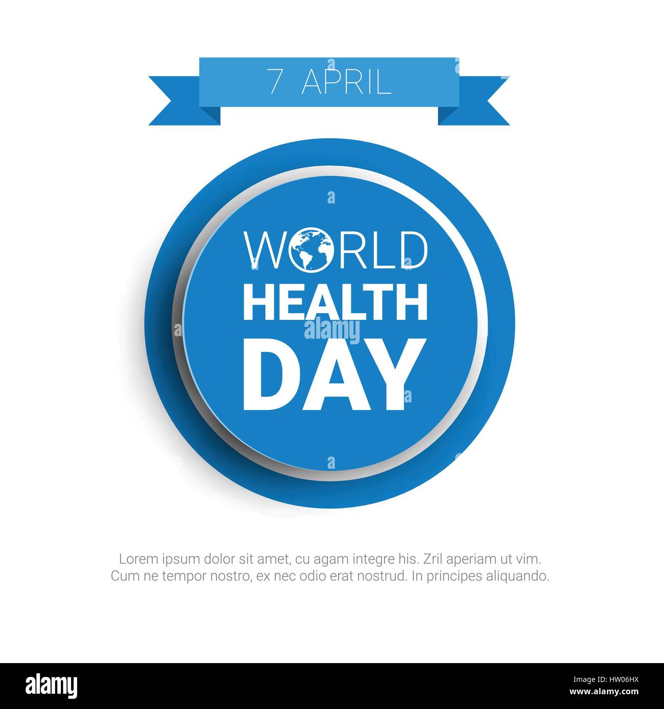 World health day planet Stock Vector Images - Alamy