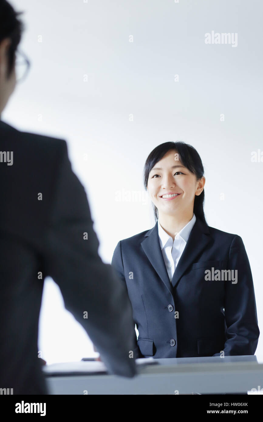 Interview japanese hi-res stock photography and images - Alamy