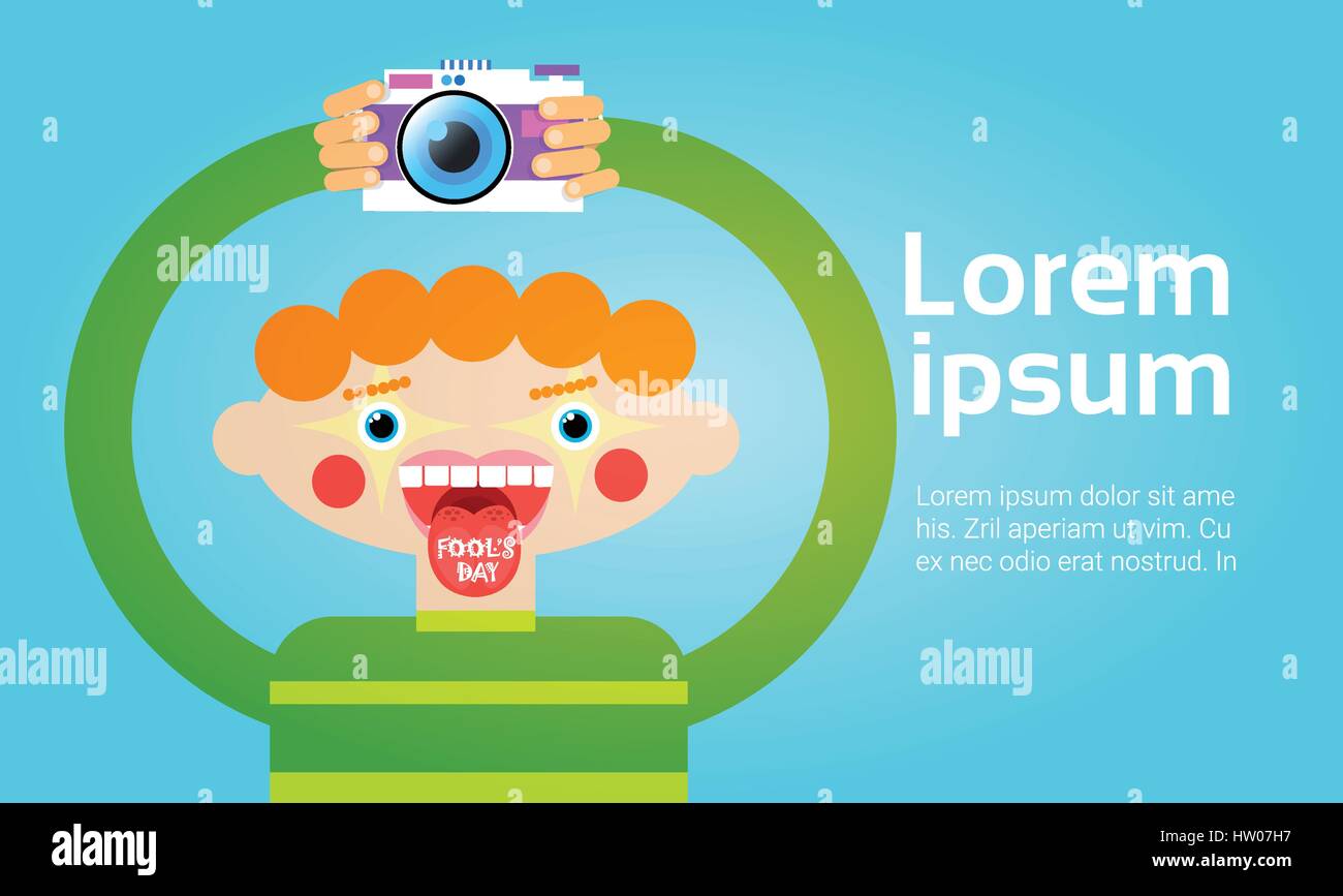 Boy camera Stock Vector Images - Alamy