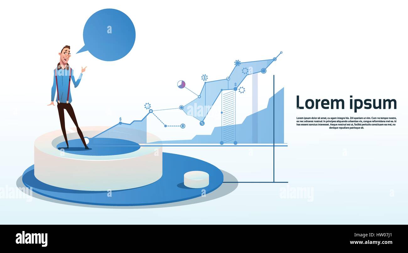 Businessman Visualization Analysis Finance Graph Financial Business ...