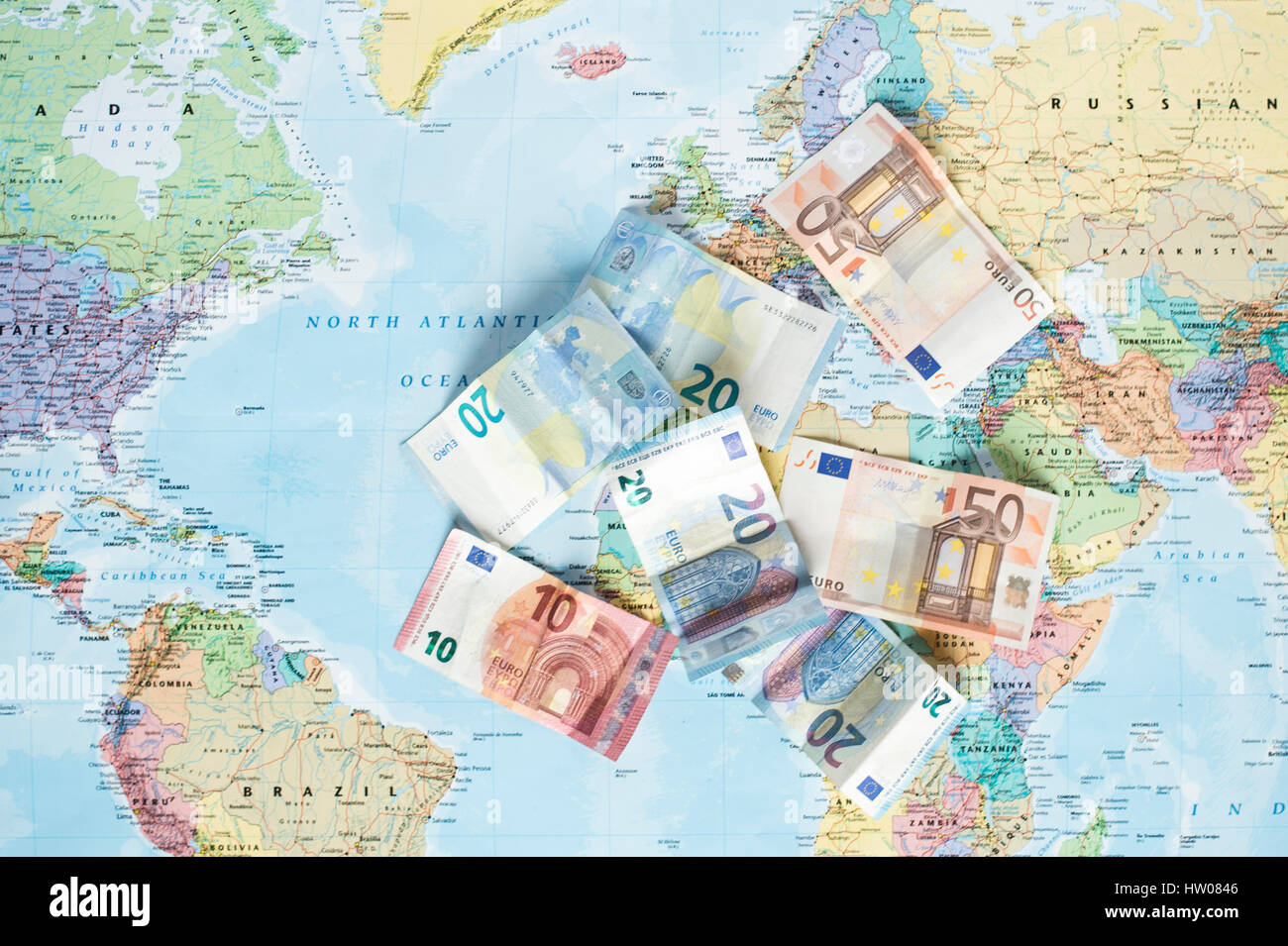 Uk money map hi-res stock photography and images - Alamy