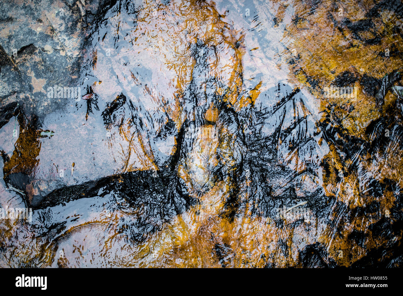 Mountain River, Rushing Water Flowing Texture in Vietnam Stock Photo ...