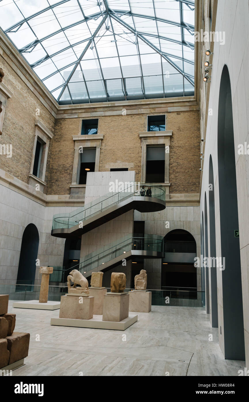 Madrid, Spain - September 27, 2014: Indoors view of National ...
