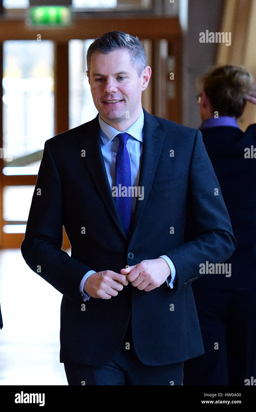 Edinburgh, Scotland, United Kingdom. 15th March, 2017. Derek Mackay ...