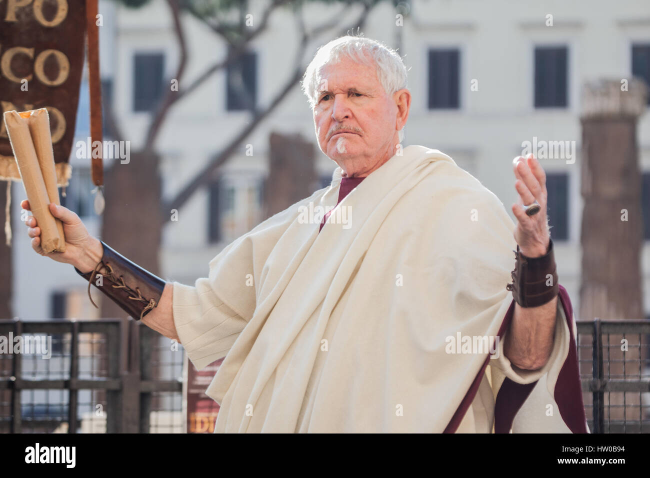 historical re-enactment of the "Ides of March", the 'killing, by some ...