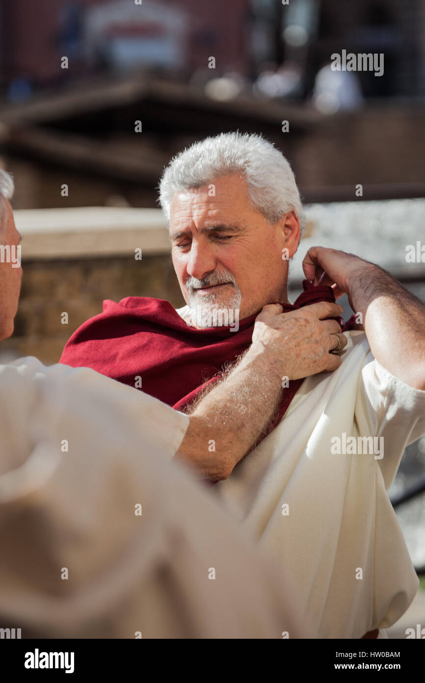 historical re-enactment of the "Ides of March", the 'killing, by some ...