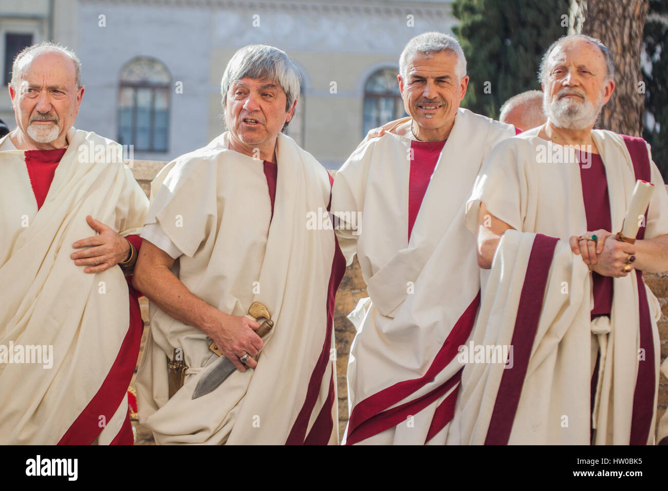 Roman senators hi-res stock photography and images - Alamy
