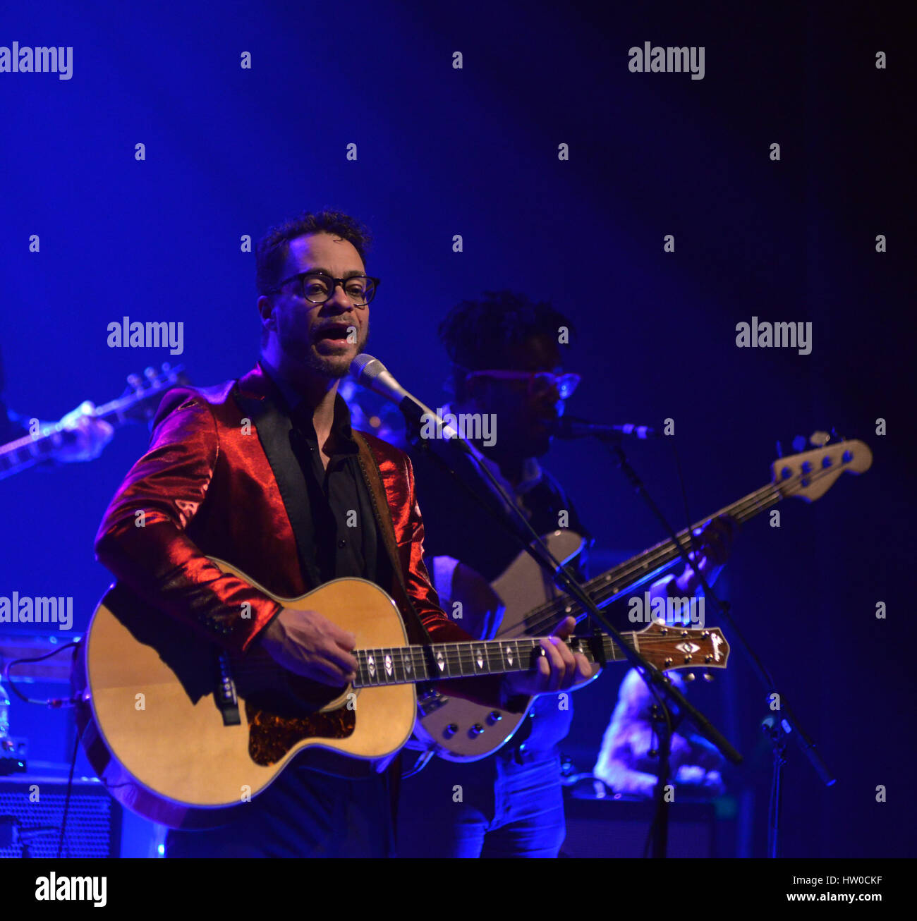 Virginia Beach, VIRGINIA, USA. 14th Mar, 2017. Singer songwriter AMOS ...
