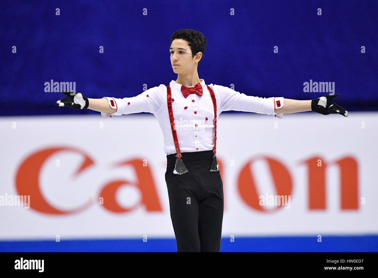 Luc Economides (FRA), MARCH 15, 2017 - Figure Skating : ISU World ...
