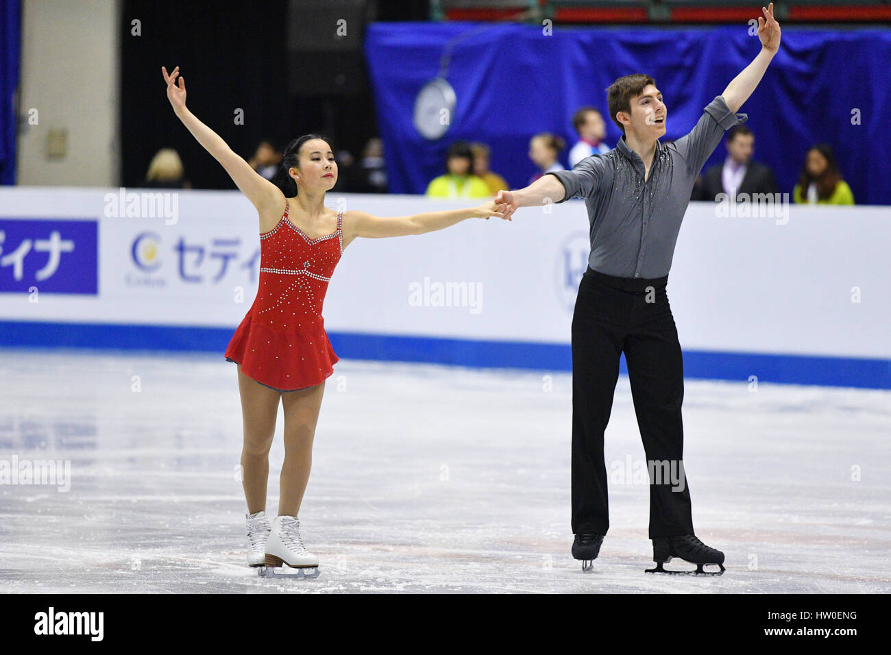 Taipei, Taiwan. 15th Mar, 2017. Lori-Ann Matte & Thierry Ferland (CAN ...
