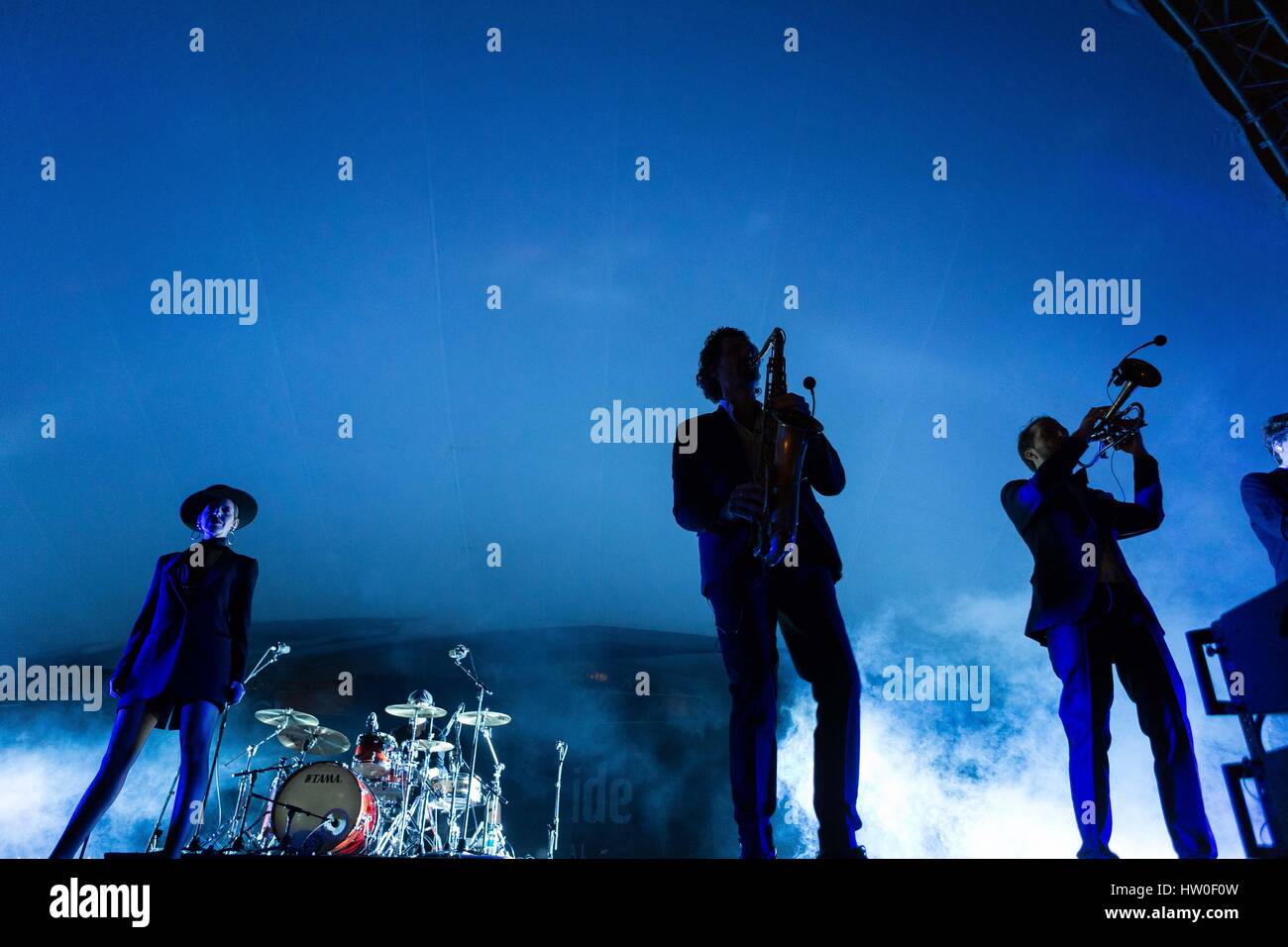 Adelaide, South Australia, Australia. 12th Mar, 2017. Cleo Panther (L ...