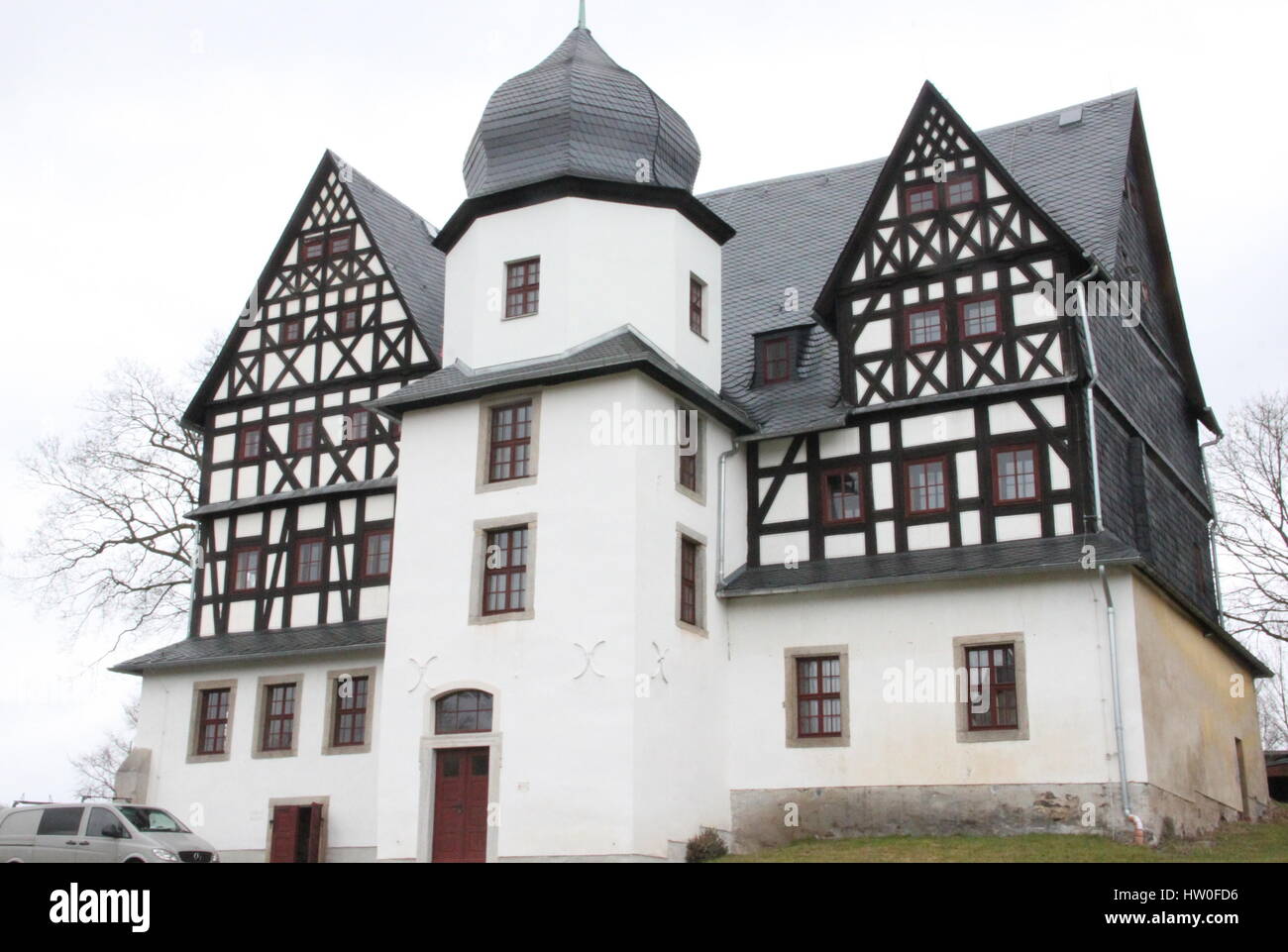 Treuen, Germany. 10th Mar, 2017. View of Treuen castle in Treuen ...