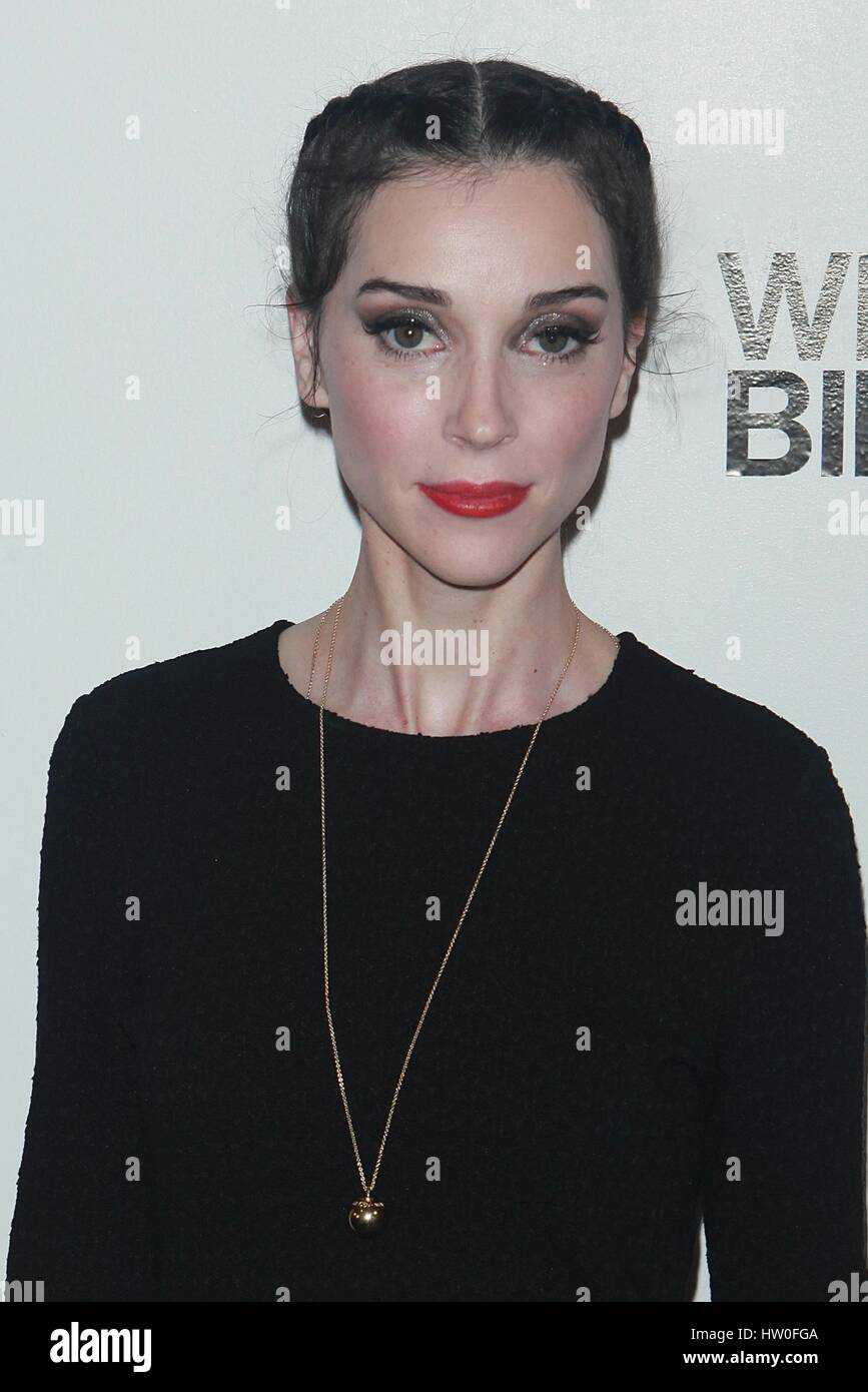 New York, NY, USA. 15th Mar, 2017. St. Vincent at the VIP preview of ...