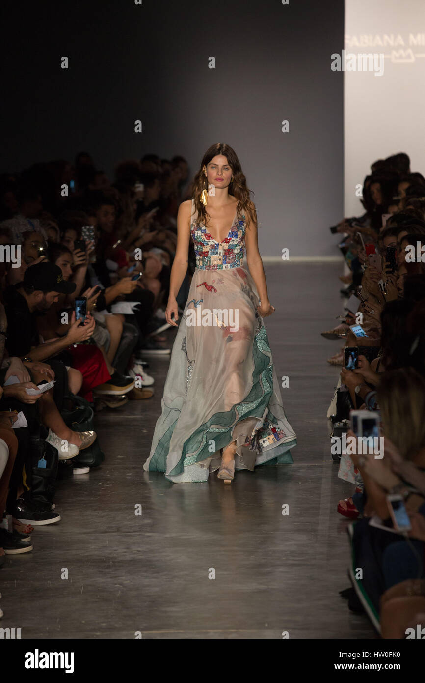 Sao Paulo, Sao Paulo, Brazil. 15th Mar, 2017. The Top Model ISABELI ...