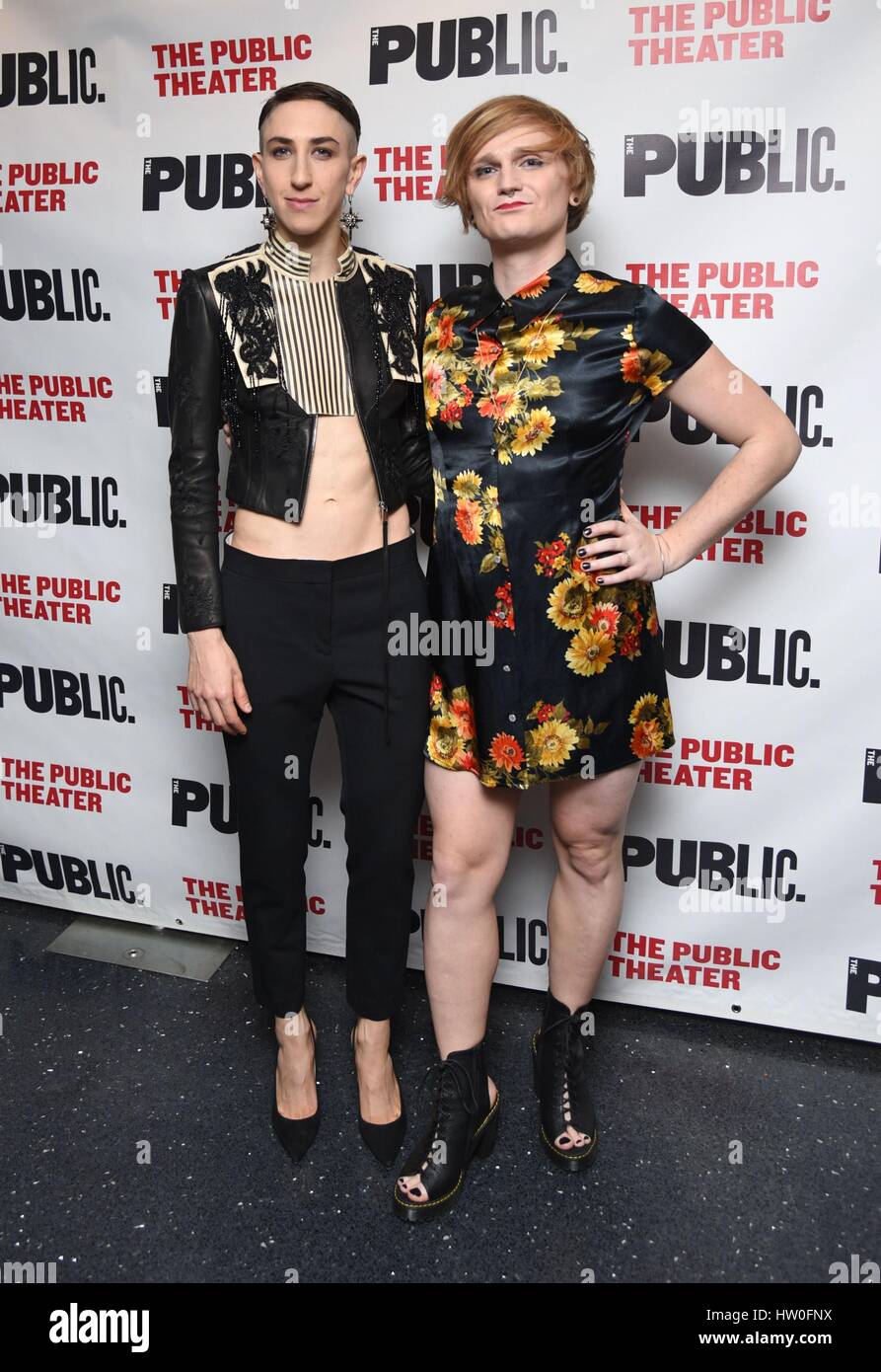 New York, NY, USA. 15th Mar, 2017. Jo Lampert, Ada Westfall in ...