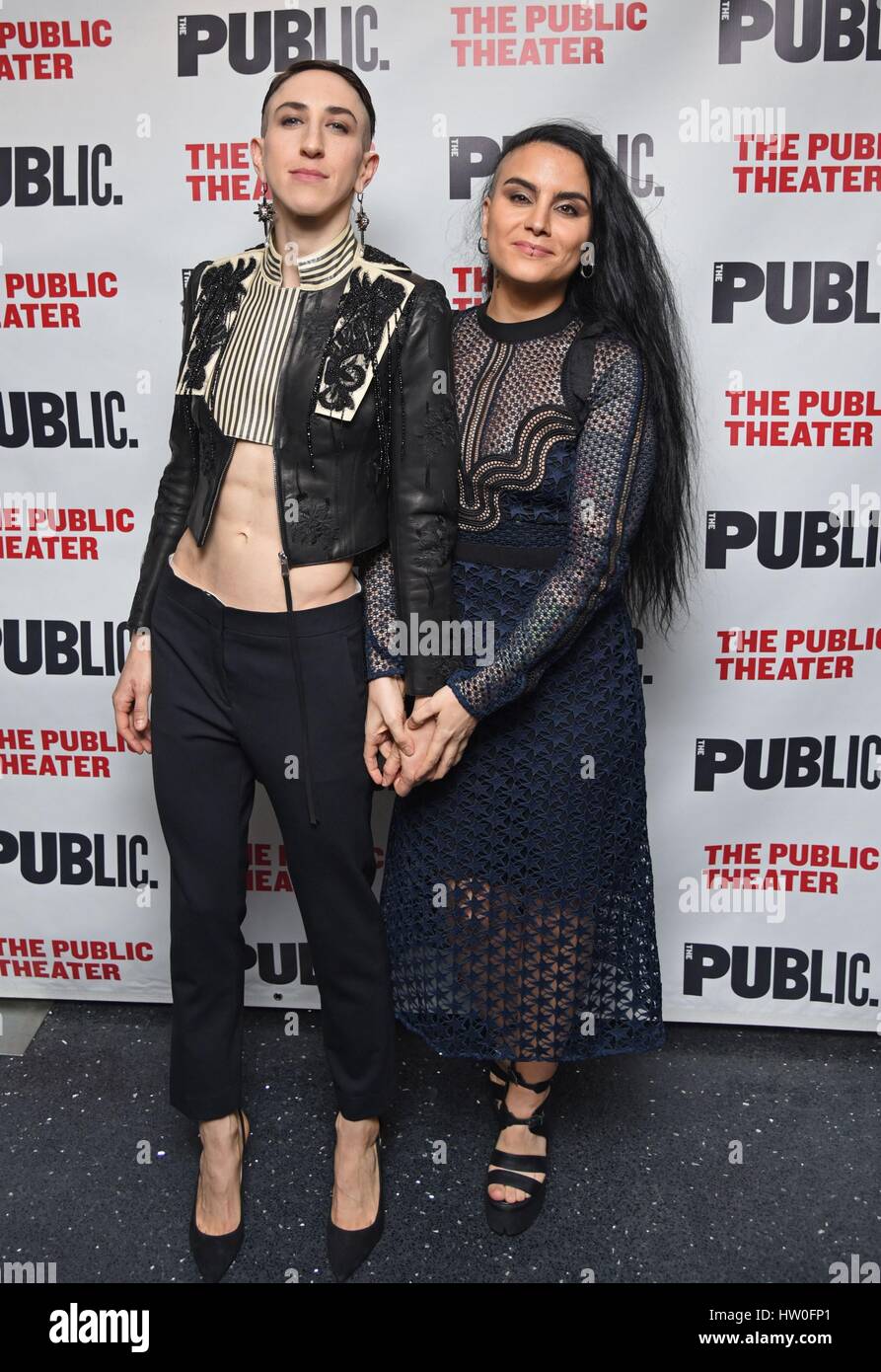 New York, NY, USA. 15th Mar, 2017. Jo Lampert, Sonya Tayeh in ...