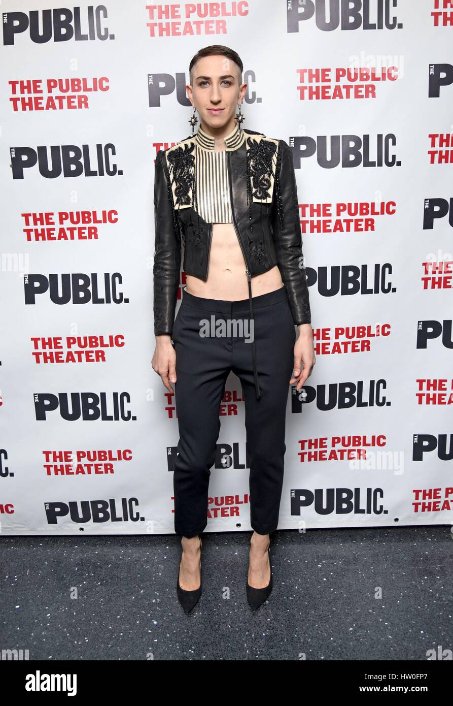 New York, NY, USA. 15th Mar, 2017. Jo Lampert wearing Alexander McQueen ...
