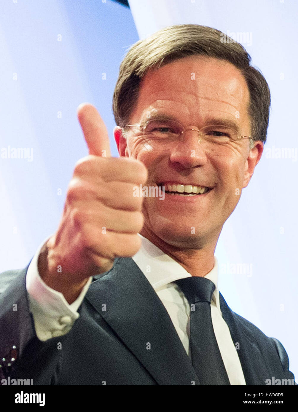 The Hague, Netherlands. 15th Mar, 2017. Current Dutch Prime Minister ...